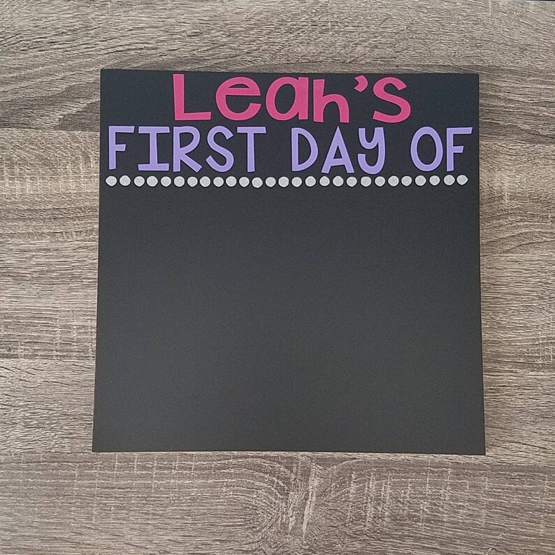 First Day of School Chalkboard / Last Day of School Chalkboard / Back ...