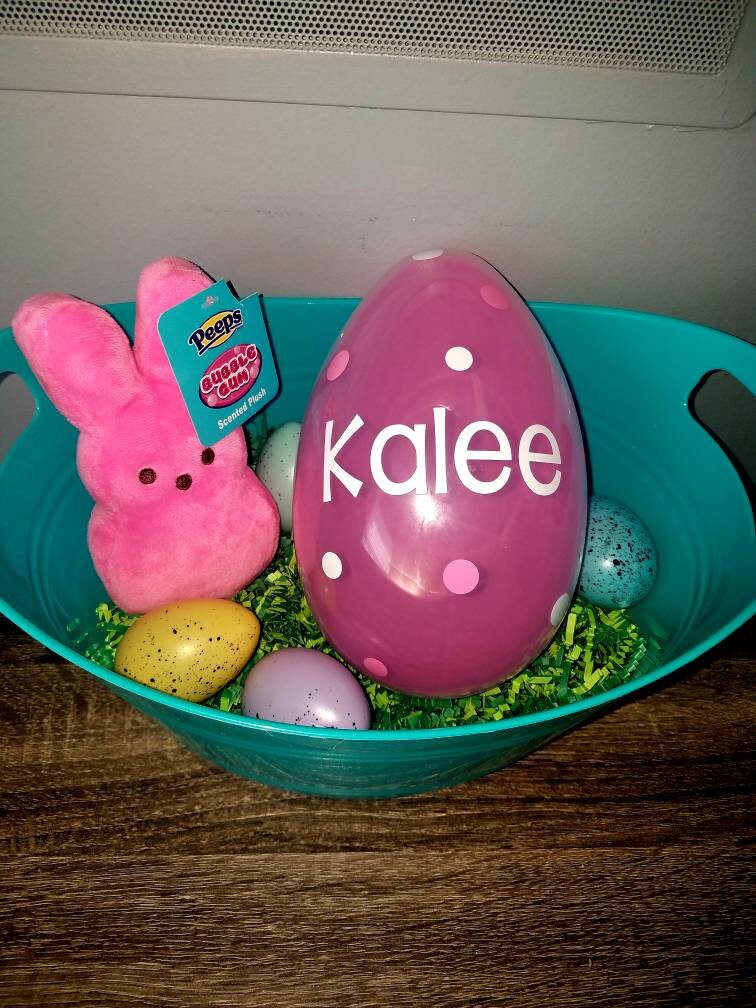 Personalized Jumbo Easter Egg Fillable Easter Egg Easter - Etsy
