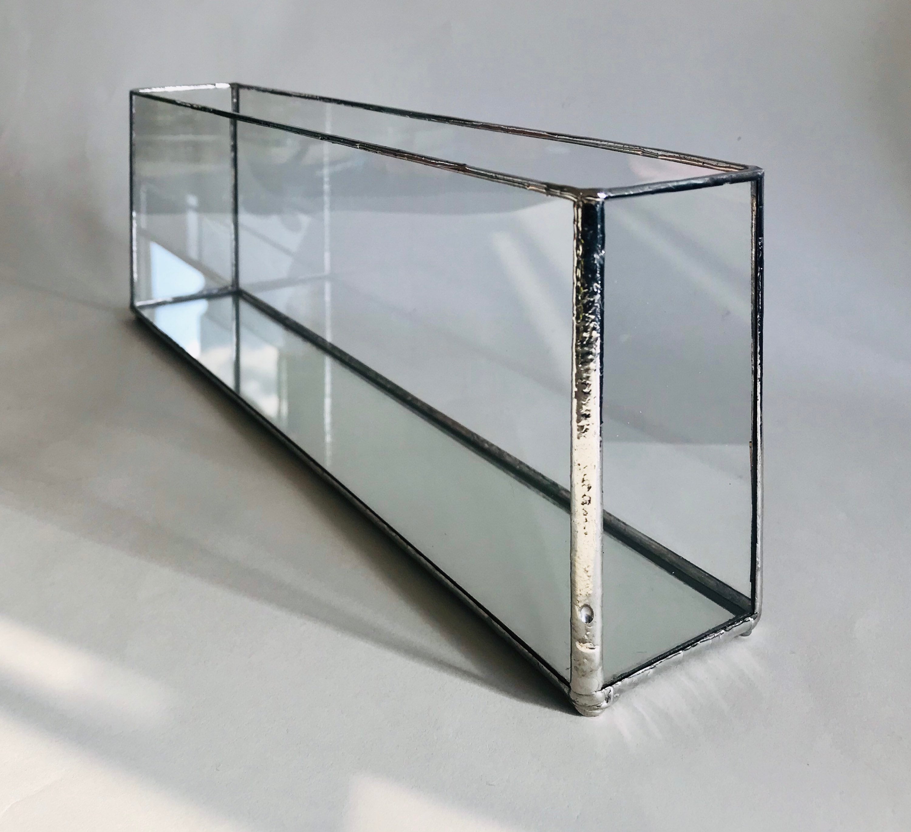 Rectangular Glass Planter Box - Glass Designs