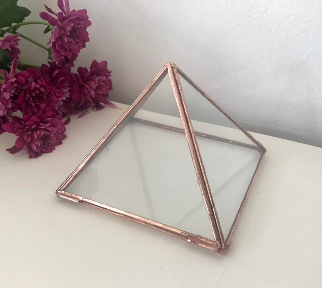 Pyramid Box, Wedding Decoration, Crystal Storage, Jewellery Box ...