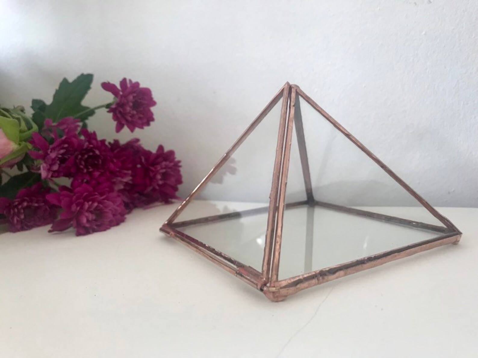 Pyramid Box Wedding Decoration Crystal Storage Jewellery - Etsy UK