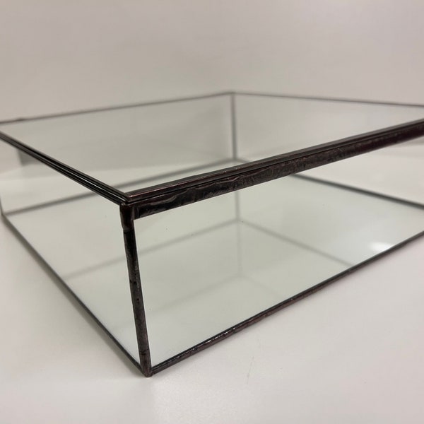Copper Glass Box - Etsy