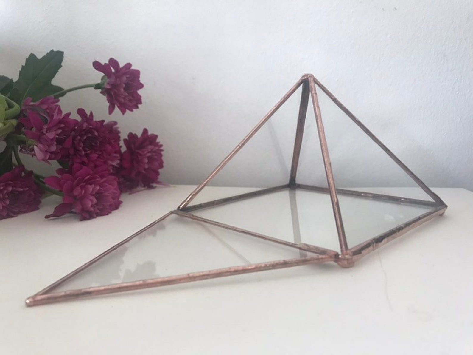 Pyramid Box Wedding Decoration Crystal Storage Jewellery - Etsy UK