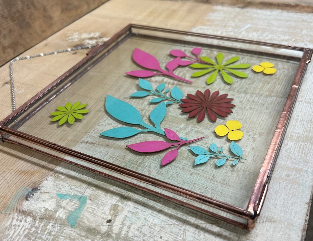 Pressed Flower Frame Handmade Glass Box Frame With Lock - Etsy