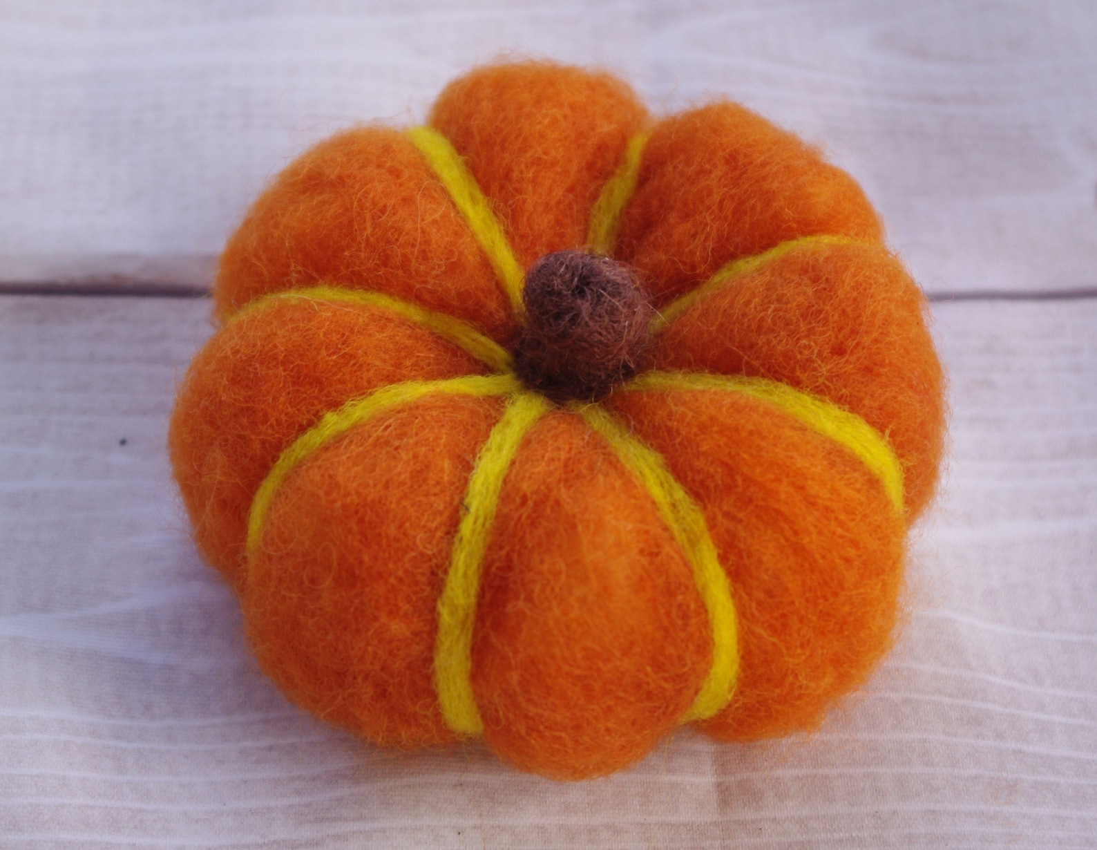 Felted Pumpkin Decorations, Fall Decor, Needle Felted Pumpkin ...