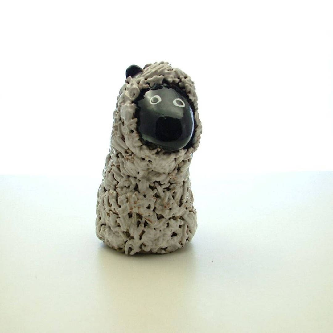 Stoneware Clay Sheep Sculpture - Sheep Ornament - Pottery Sheep - Etsy