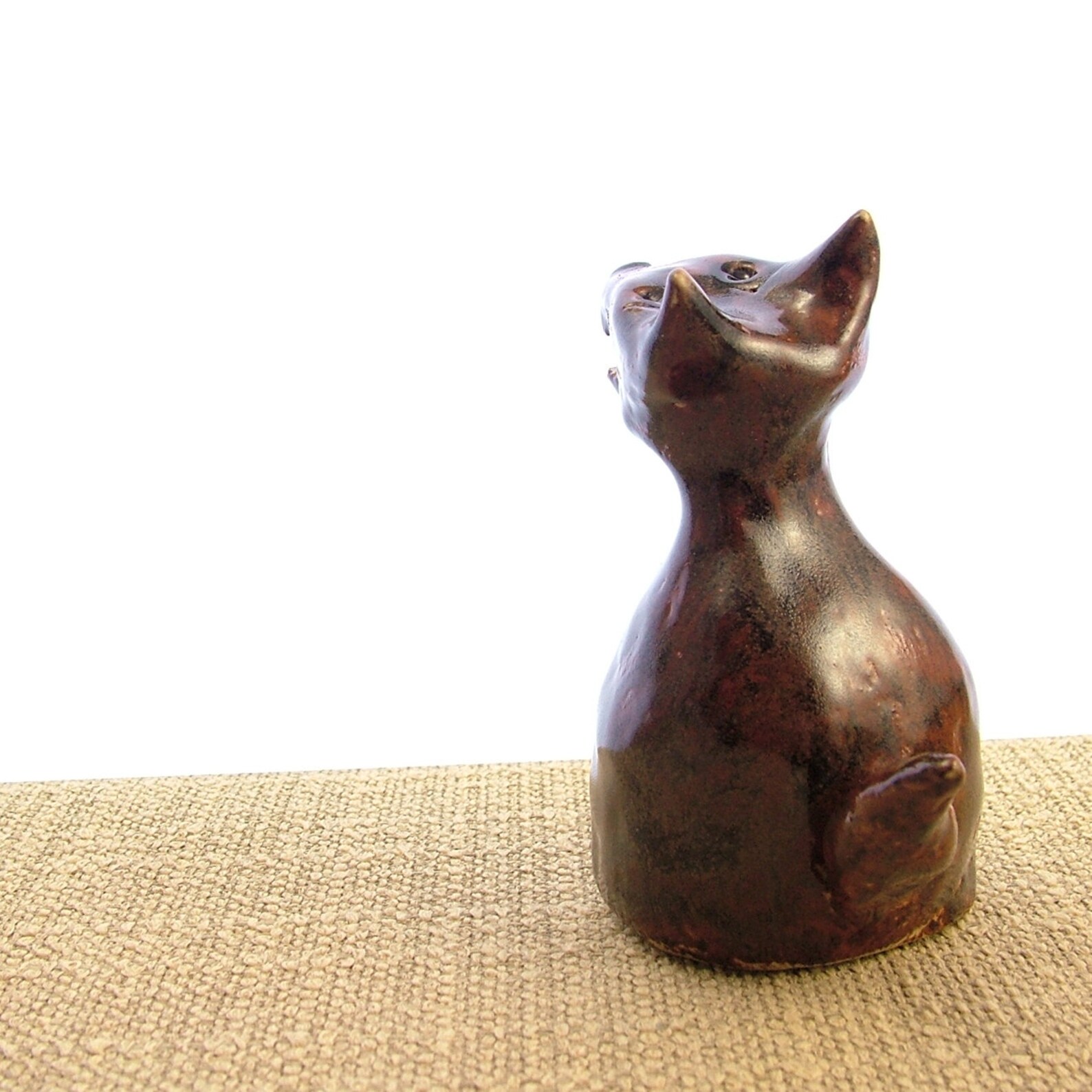 Stoneware Clay Fox Ornament Fox Sculpture Clay Fox Pottery Animals - Etsy