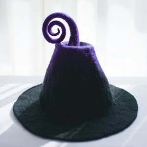 Hand-made Felted Custom Hat Halloween Costume Hat. . Wizard Hat ...