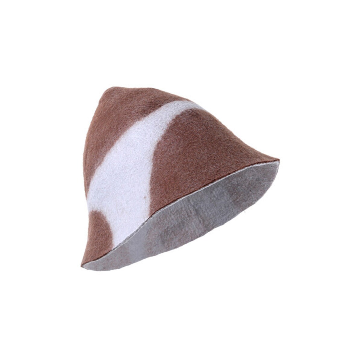 Wool Felt Hat Wool Cap Original Design Handmade Pinecone Top - Etsy