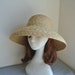 French Retro Summer Sun Hat Holiday Beach Black Big Bell - Etsy