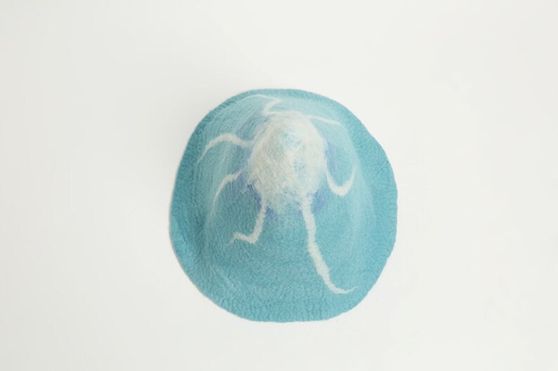 Handmade Wet Felt Original Cold Glacier Basin Hat | Etsy