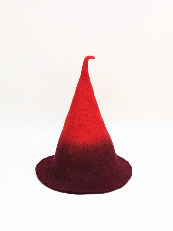 Hand-made Felted Wizard Wizard Monochrome Hat Size Can Be - Etsy