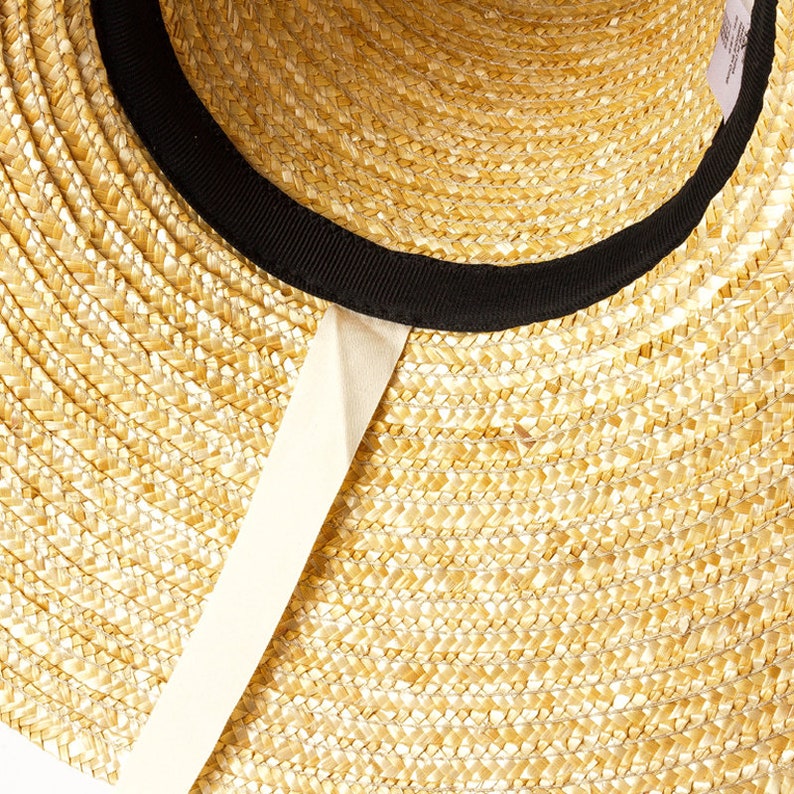 Fashion Show Modeling Straw Hat With Big Brim Straw Hat With - Etsy