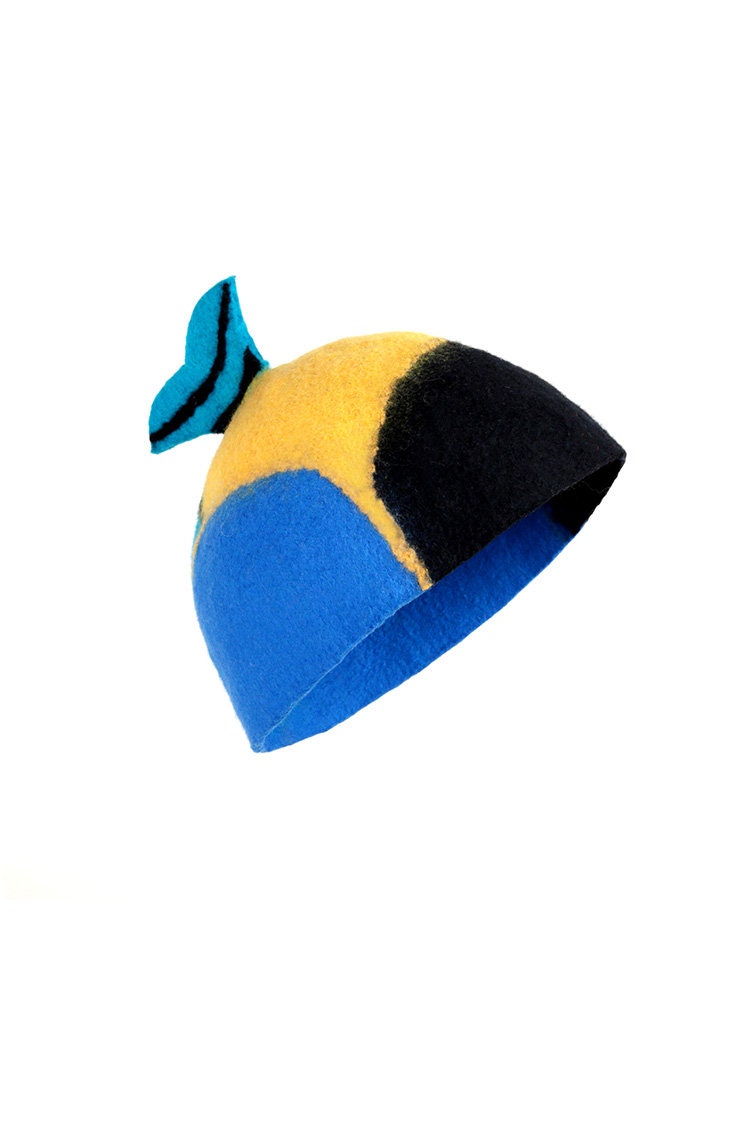 Original Handmade Felt Hat Tropical Fish Hat Cute Hat Wool Hat - Etsy