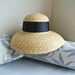 French Retro Summer Sun Hat Holiday Beach Black Big Bell - Etsy Canada