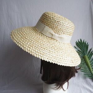 French Style European and American Serrated Straw Big Hat - Etsy