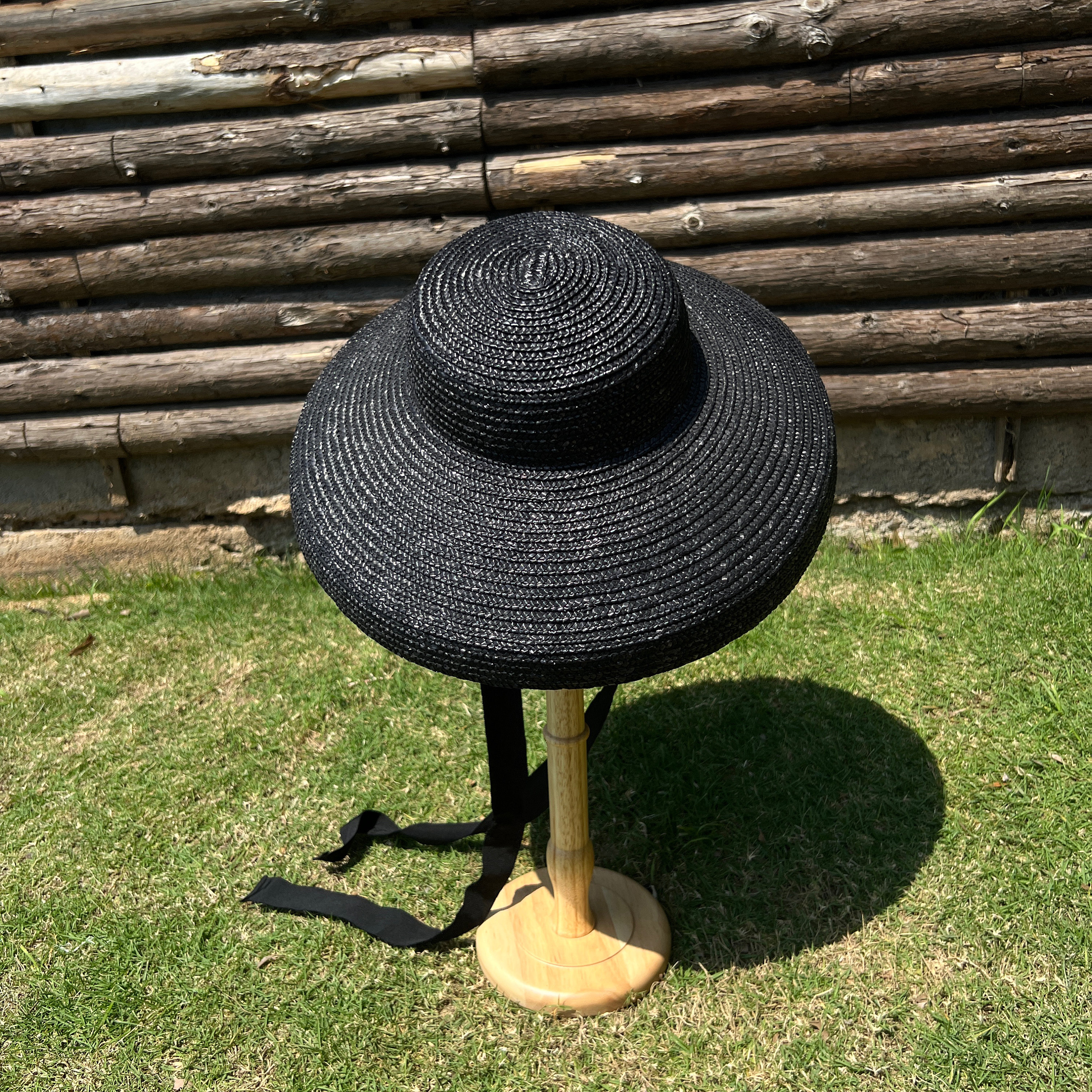 Flat Top, Large Eaves, Fine Straw Hat, Sun Shade, Sun Block, Straw Hat ...
