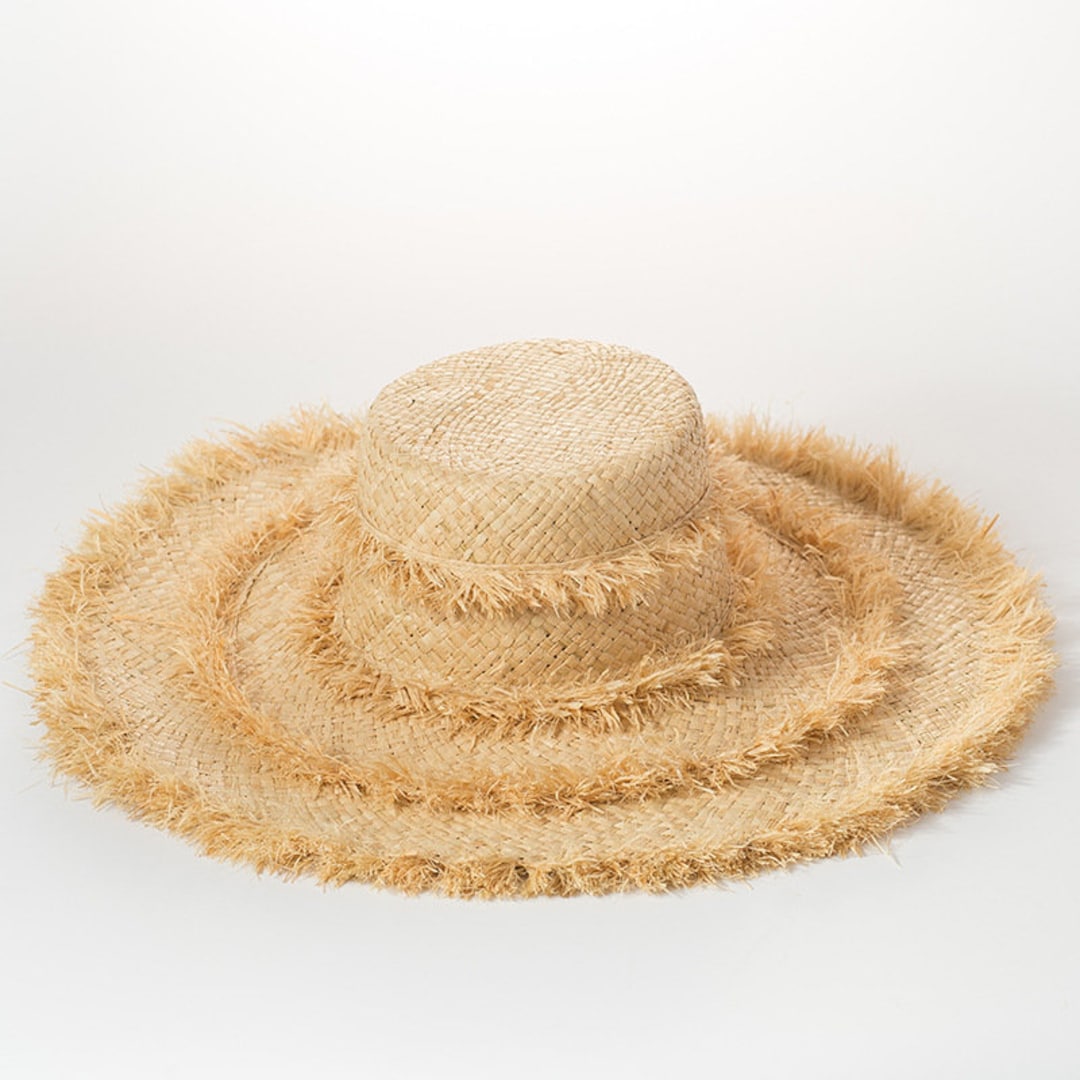 Straw Braid Fringe Decorative Hand Braid Large Eaves Flat Top - Etsy