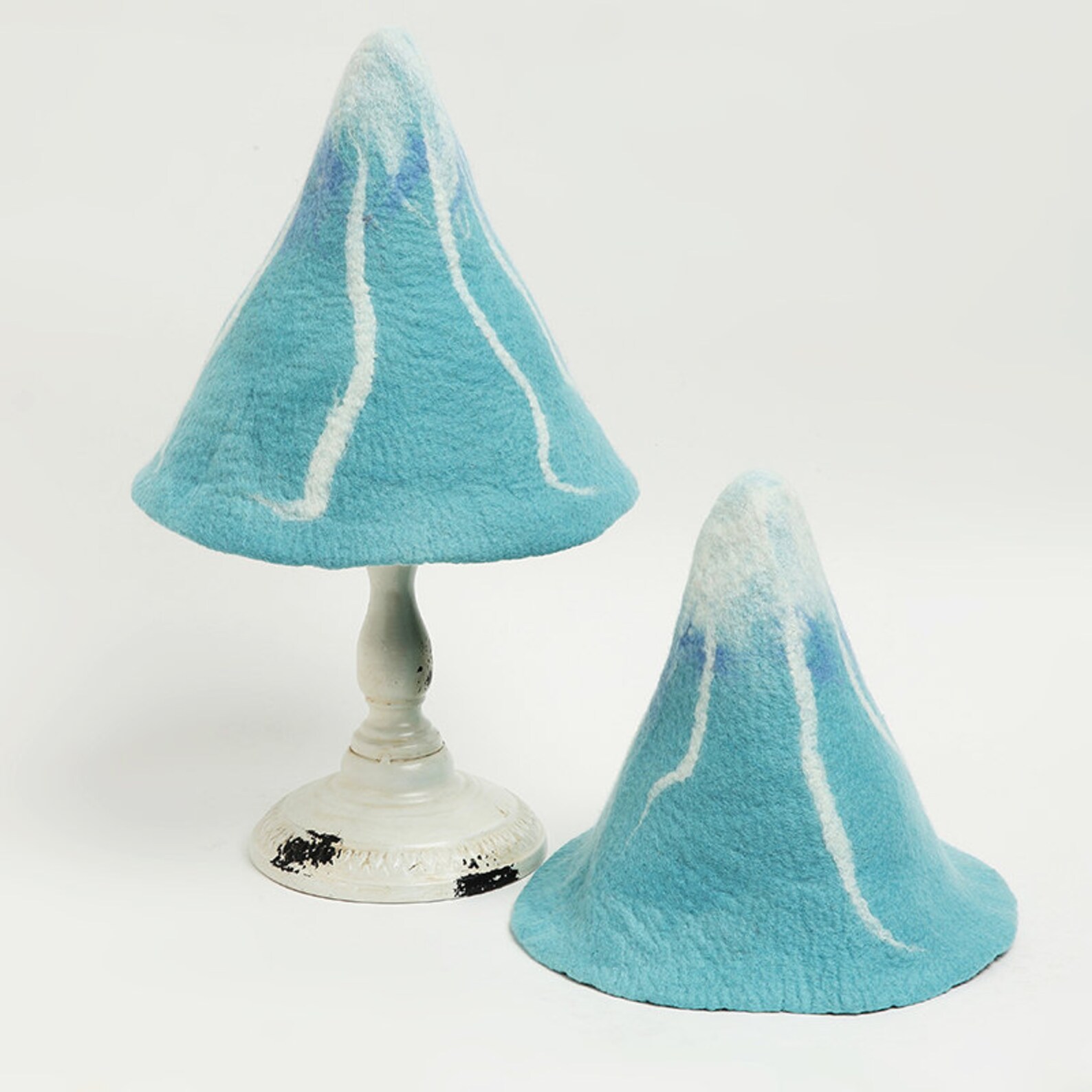 Handmade Wet Felt Original Cold Glacier Basin Hat | Etsy