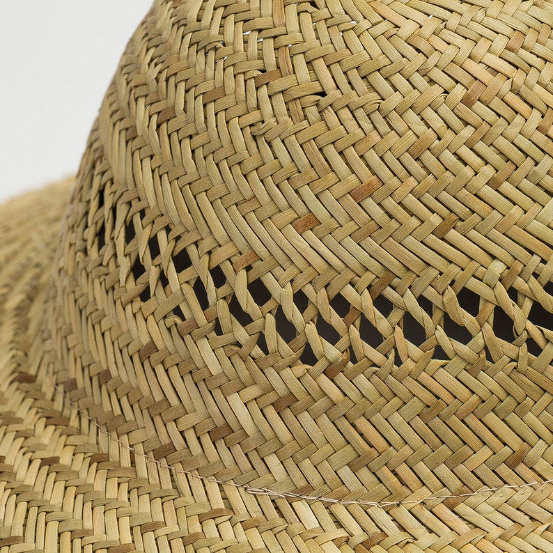 Hand Hollow-out Woven Conical Top Big Eaves Hollow Straw Hat - Etsy