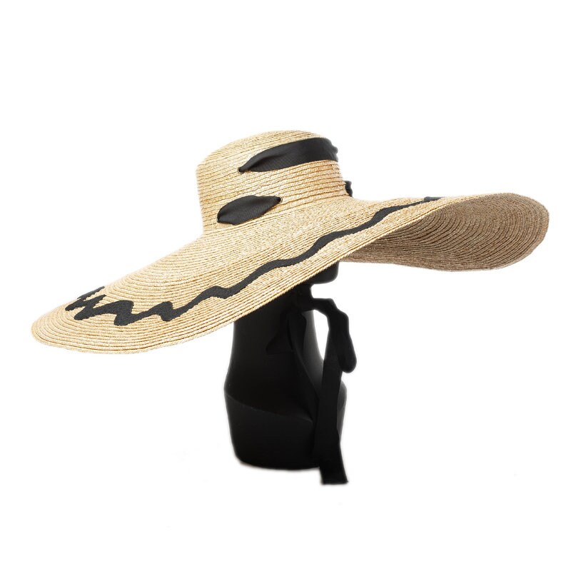 Spring and Summer New Wave Stick Cloth Decoration Large Brim | Etsy