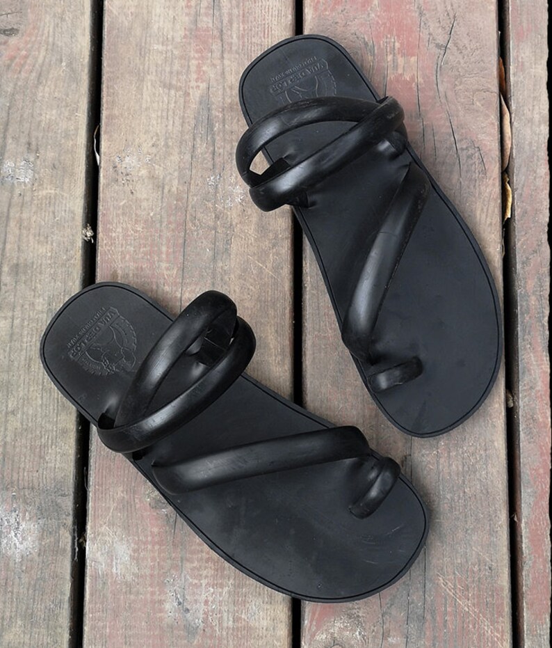 Handcrafted Tire Shoes Flip-flops Shoes Men Pinch Feet Retro - Etsy