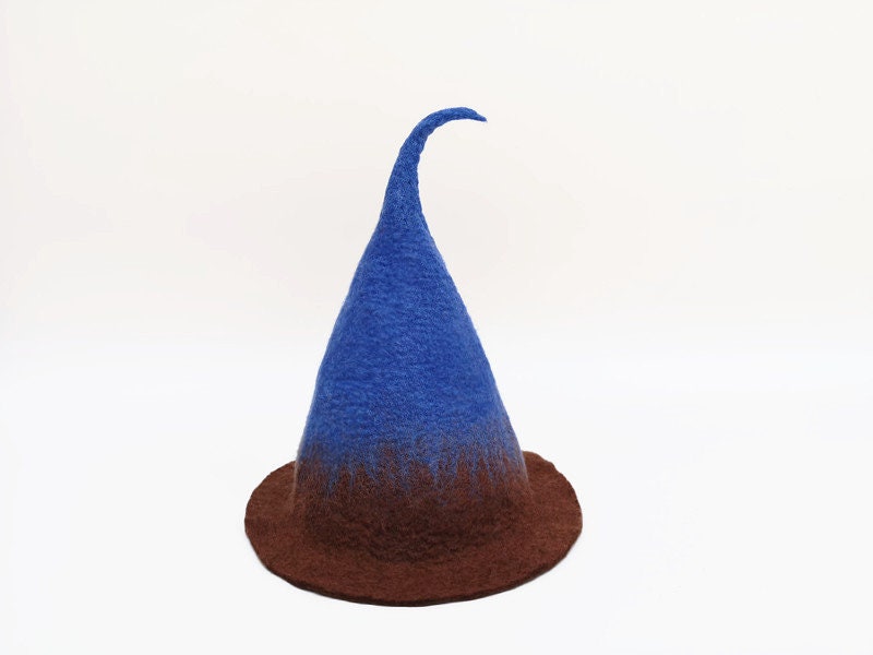 Hand-made Felted Wizard Wizard Monochrome Hat Size Can Be - Etsy