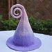 Hand-made Felt Hat Halloween Costume Hat. . Wizard Hat. Fantasy Hat ...