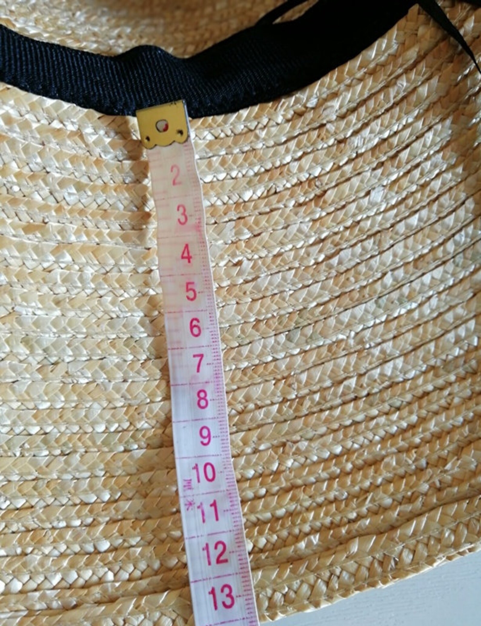 French Retro Summer Sun Hat Holiday Beach Black Big Bell - Etsy
