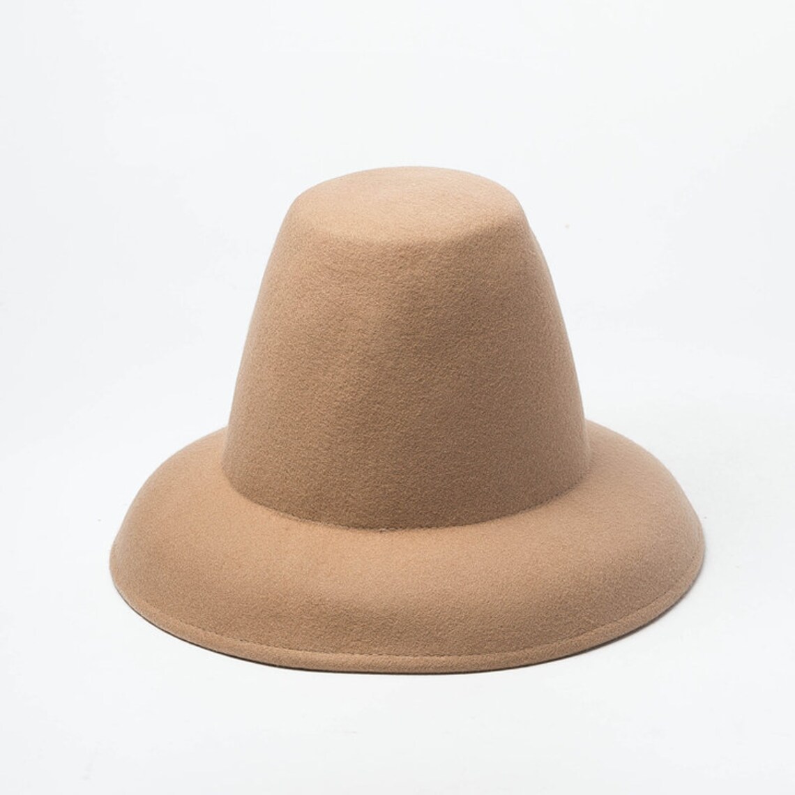 Retro Conical High Top Wool Hat Stage Show Travel Fashion - Etsy