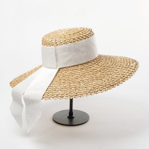 European-american Style Hand-woven Lace Straw Bow Ribbon Straw - Etsy