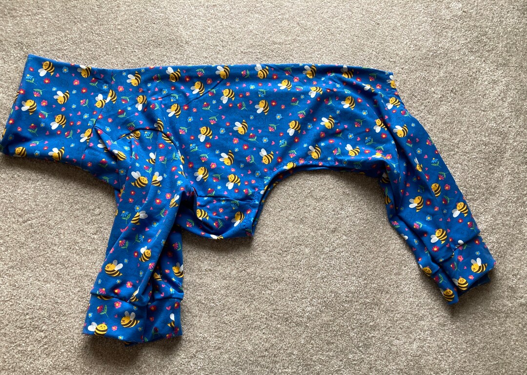 Ready to Post Cotton Jersey Bee Print Blue Onesie for S / - Etsy