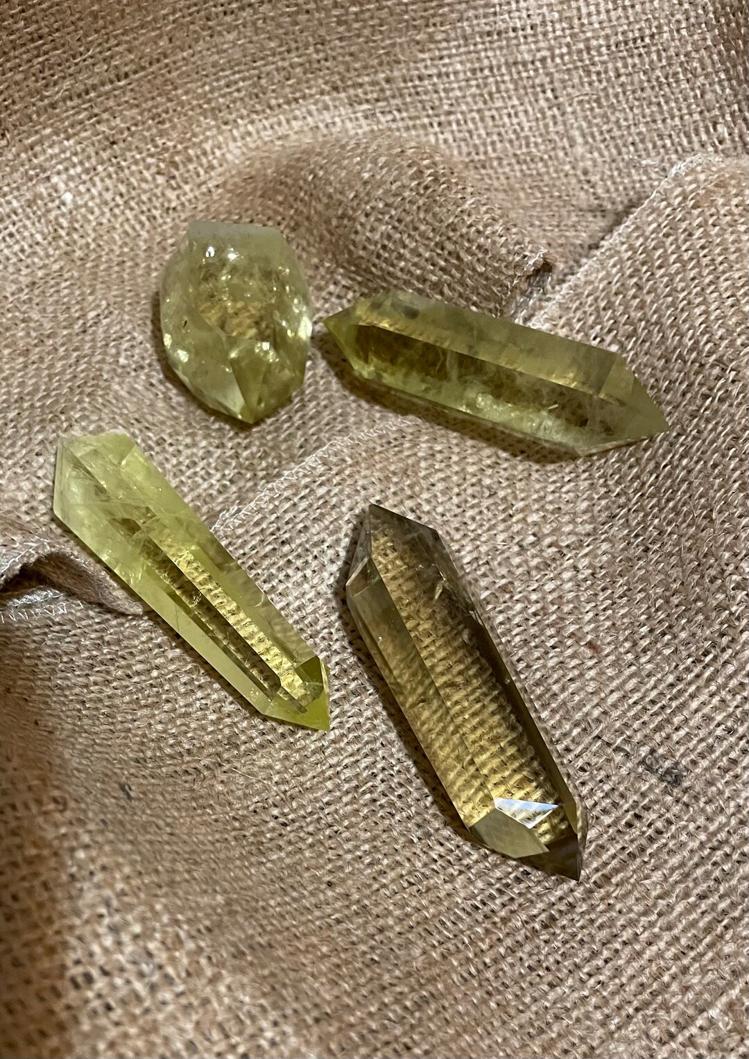 Citrine Double Terminated Crystal Point - Etsy