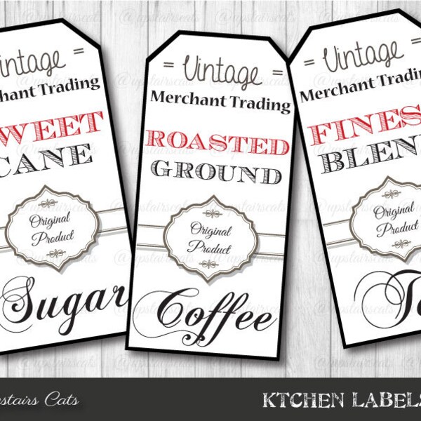 Vintage Coffee Label - Etsy