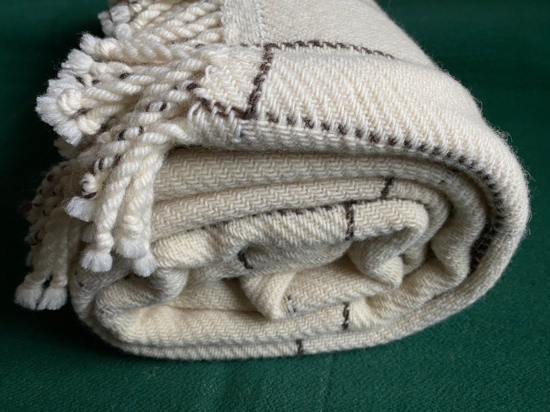 Native 100% Merino Wool/virgin Wool Organic Wool Blanket Thick Warm ...