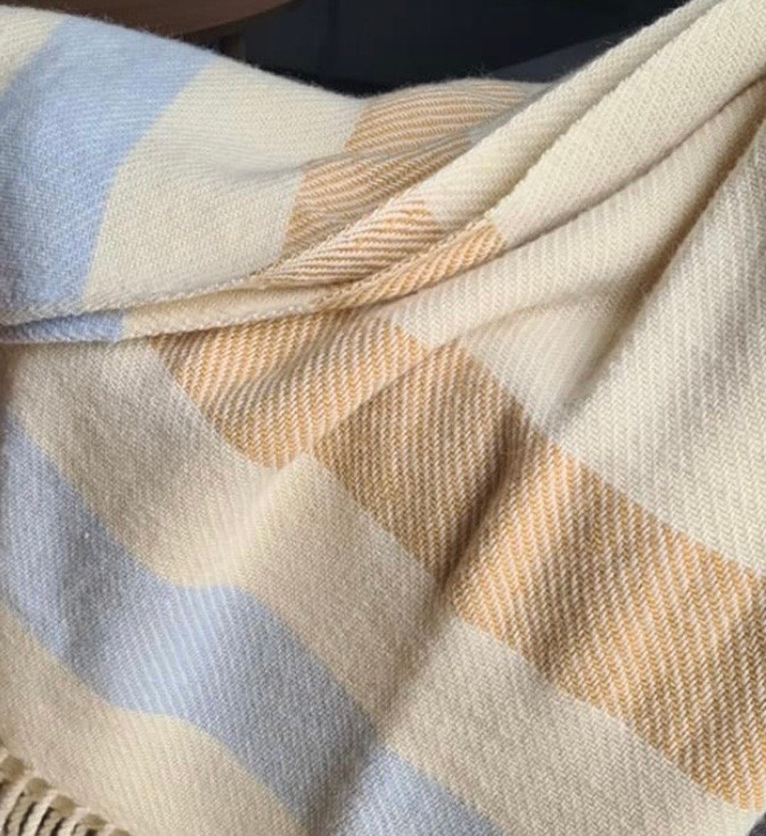 Luxury Natural Wool Blanket/plaid, 100% Merino Wool, 150 X 200 Cm - Etsy