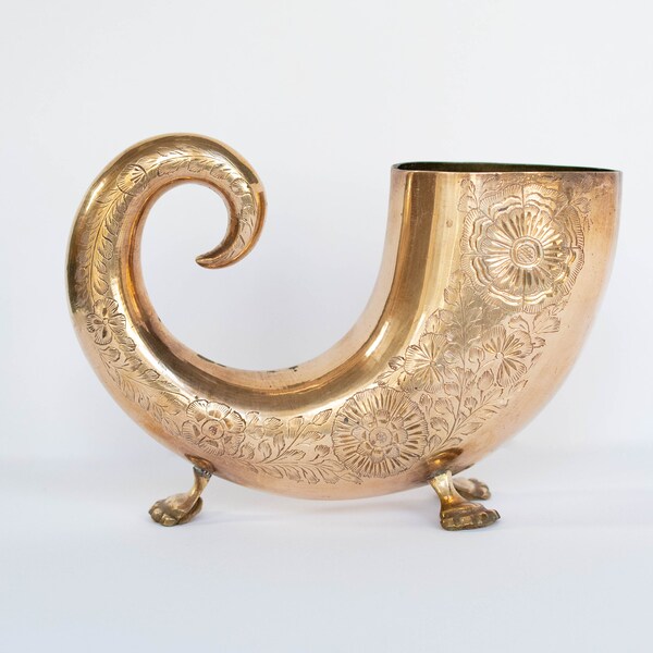 Cornucopia Vase - Etsy