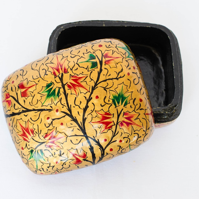 Kashmiri Trinket Box - Etsy