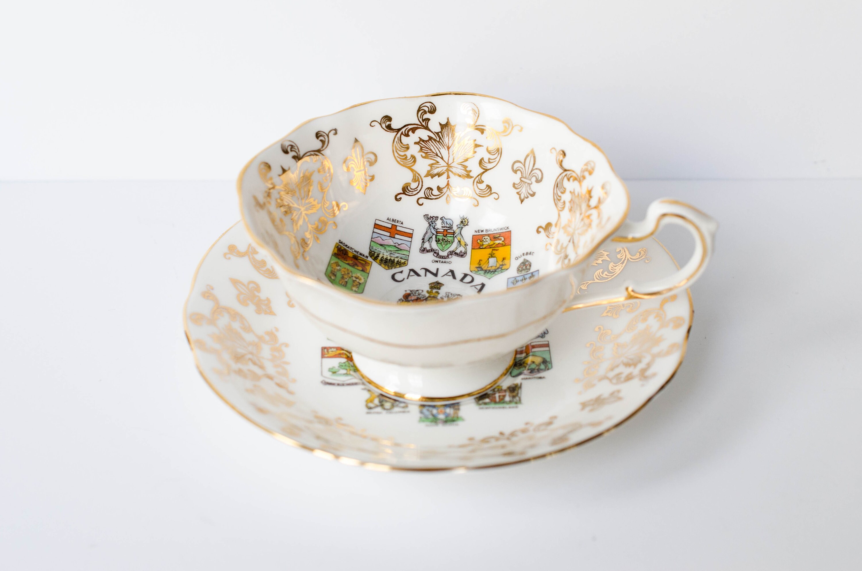 Vintage Paragon Canada Coats-of-arms & Emblems Fine Bone China | Etsy