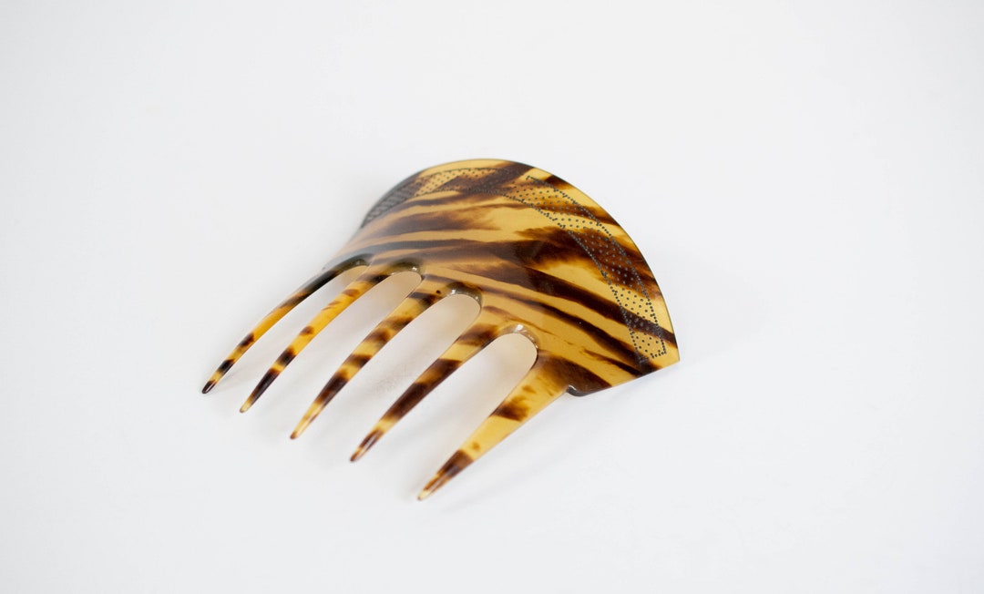 Vintage Faux Tortoise Shell Large Hair Comb Slide Hair Accessory - Etsy ...