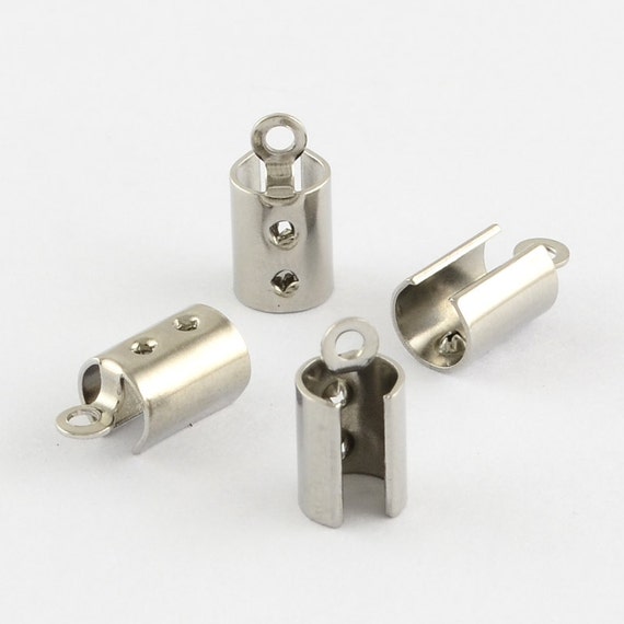 10pcsStainless Steel Cord Tips 5.50x11mm B39-14 | Etsy