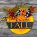 Welcome Fall Wooden Sign - Autumn, Reds, Oranges, Yellows, Handmade ...