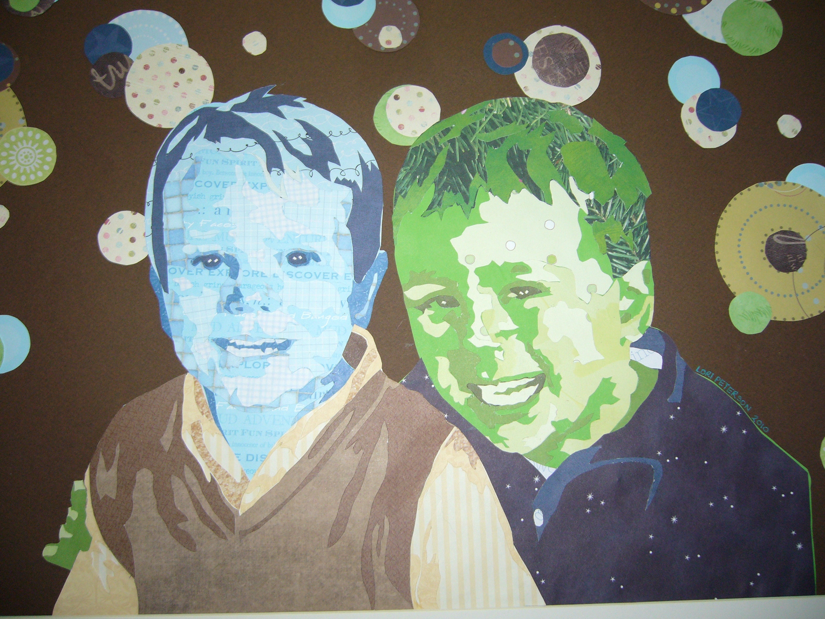 Papier Collage Portraits 11 x 14 perfektes Geschenk für | Etsy