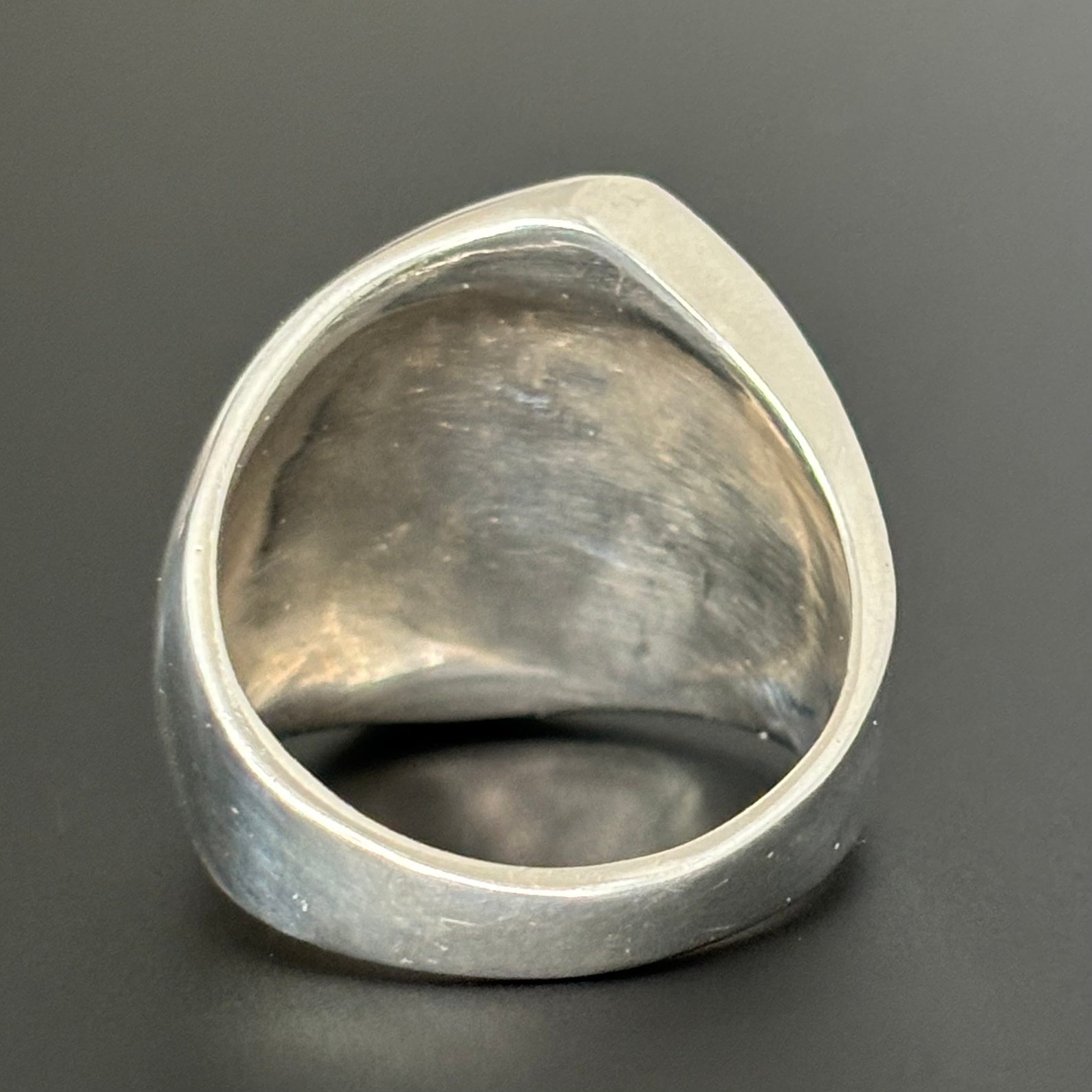 MCM Heavy Wide Angular Sterling Silver Ring , Mid-century Modernist ...