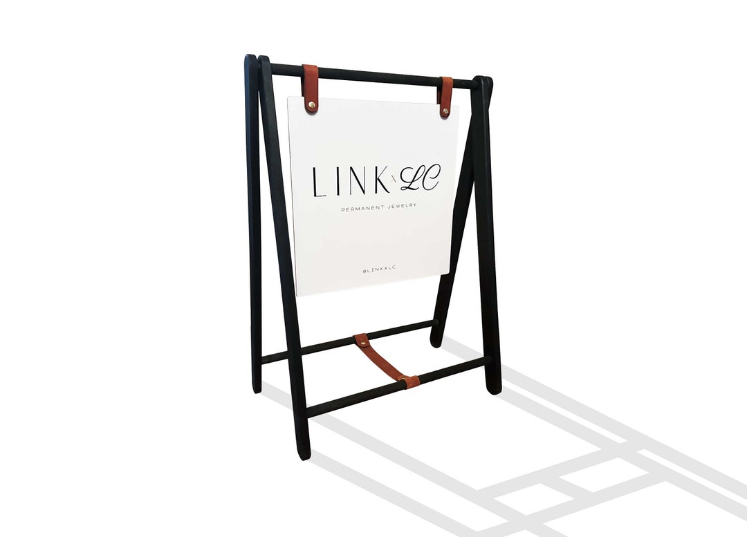 Printed Sidewalk Sign, Printed Logo Sign, Wood A Frame Sign, Vendor ...