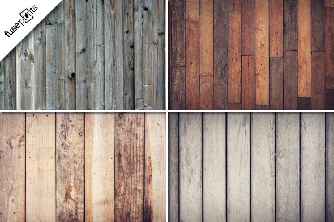 VINTAGE WOOD 4PK Vinyl Backdrop - Photography Vinyl Backdrop - Rustic ...