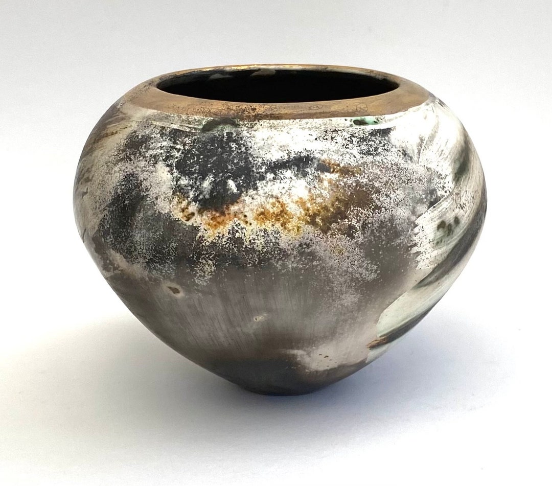 A Smoke-fired Ceramic Pot. - Etsy