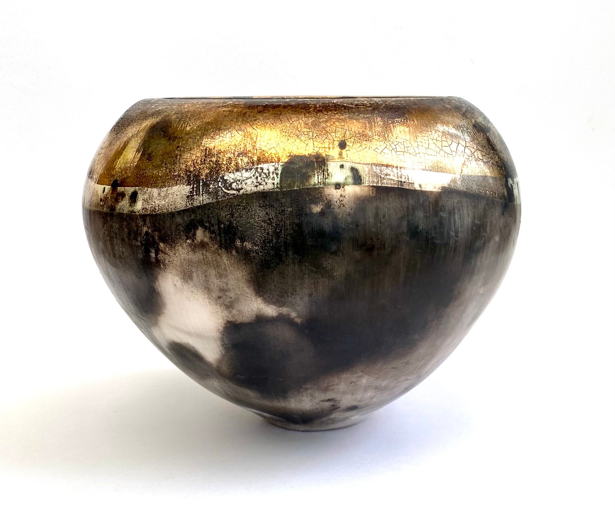A Smoke-fired Ceramic Pot. Gift for a Special Friend. Enhances ...
