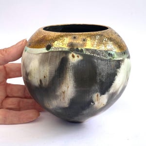 A Smoke-fired Ceramic Pot. - Etsy