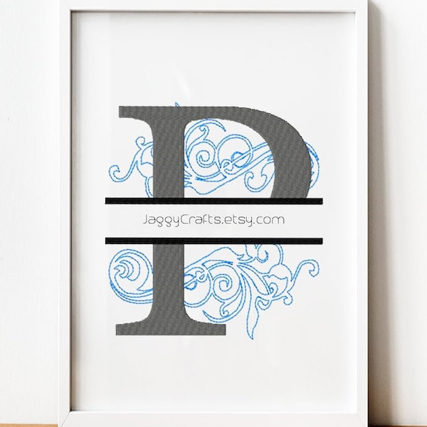Swirl Monogram - Etsy